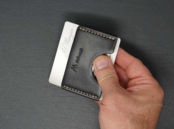 FLEX Wallet Relaxed CollectionBlack with Natural Stitching - Millmont